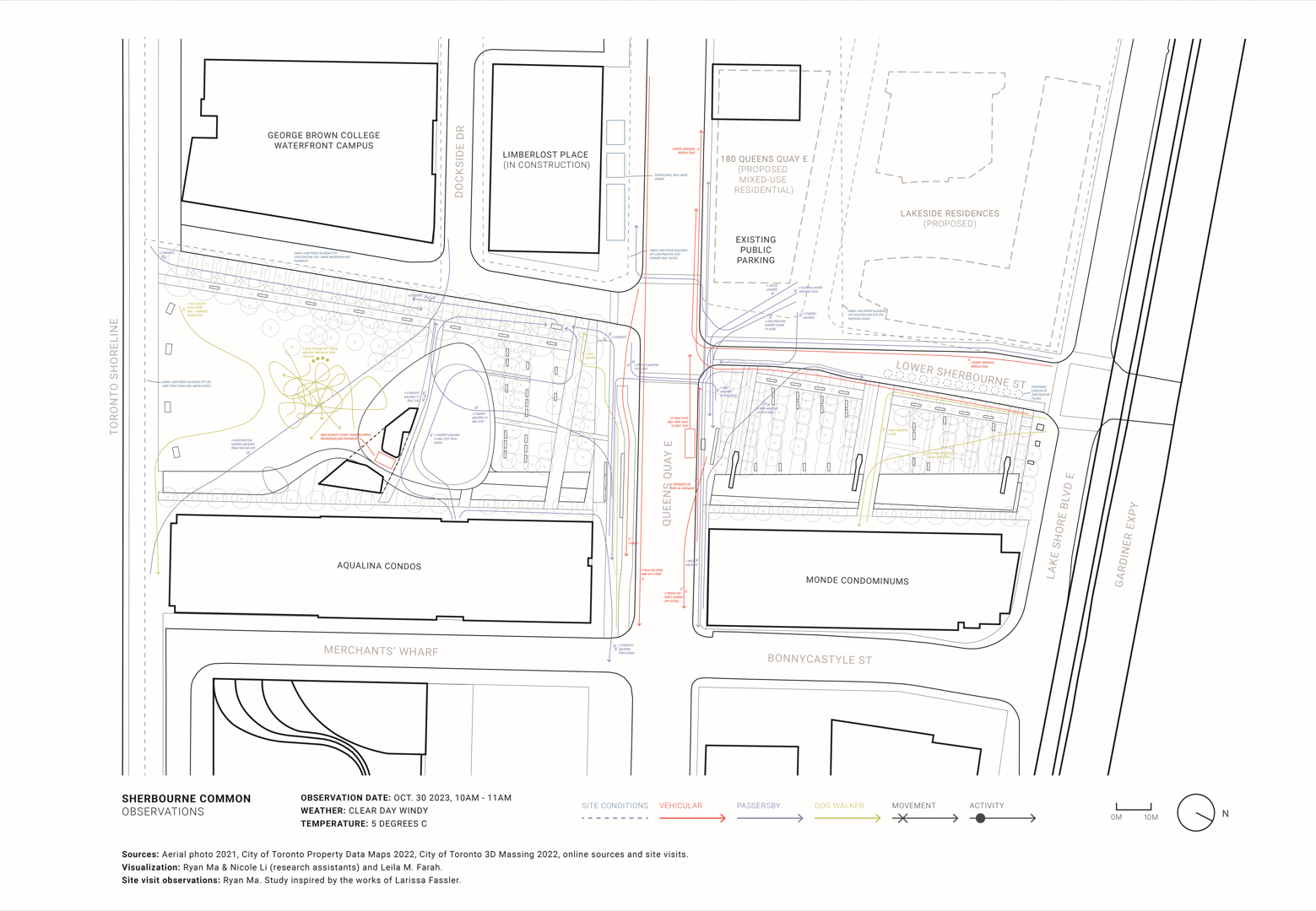Annotated Observations, Sherbourne Common, Toronto (TMU) - Living Atlas ...
